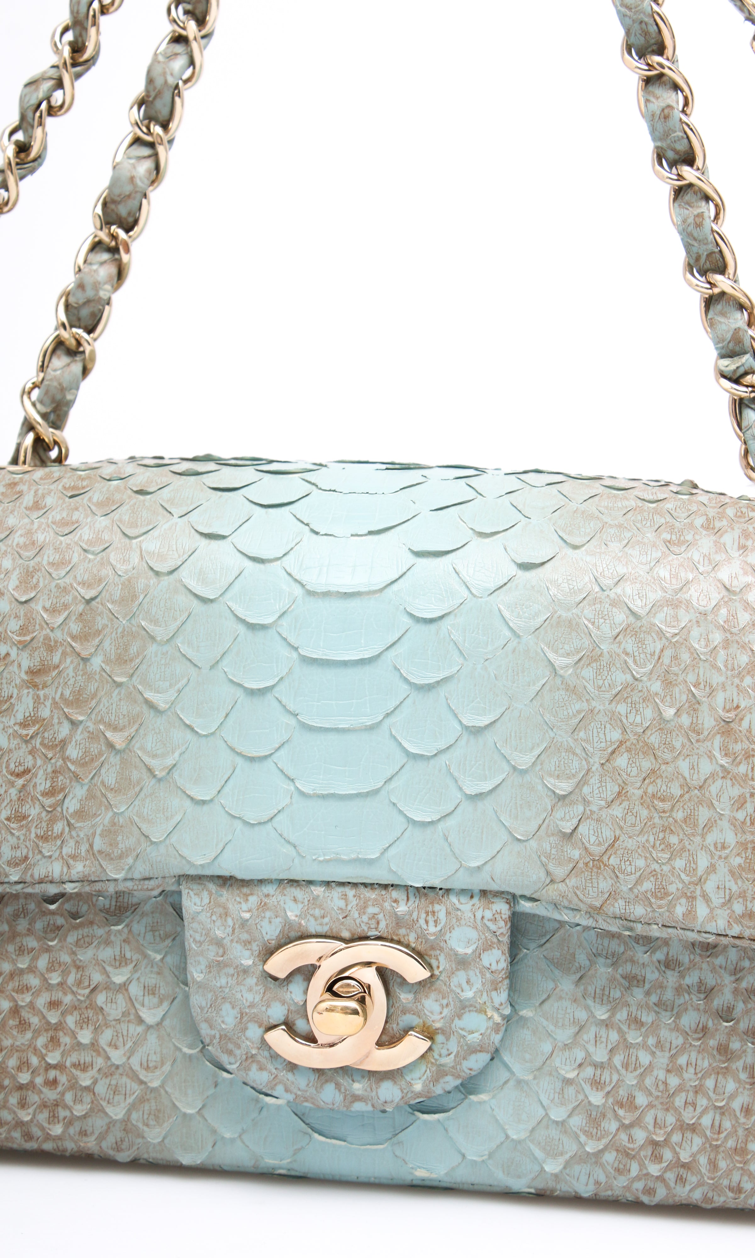 Chanel Snakeskin Flap Bag – Jean Vintage