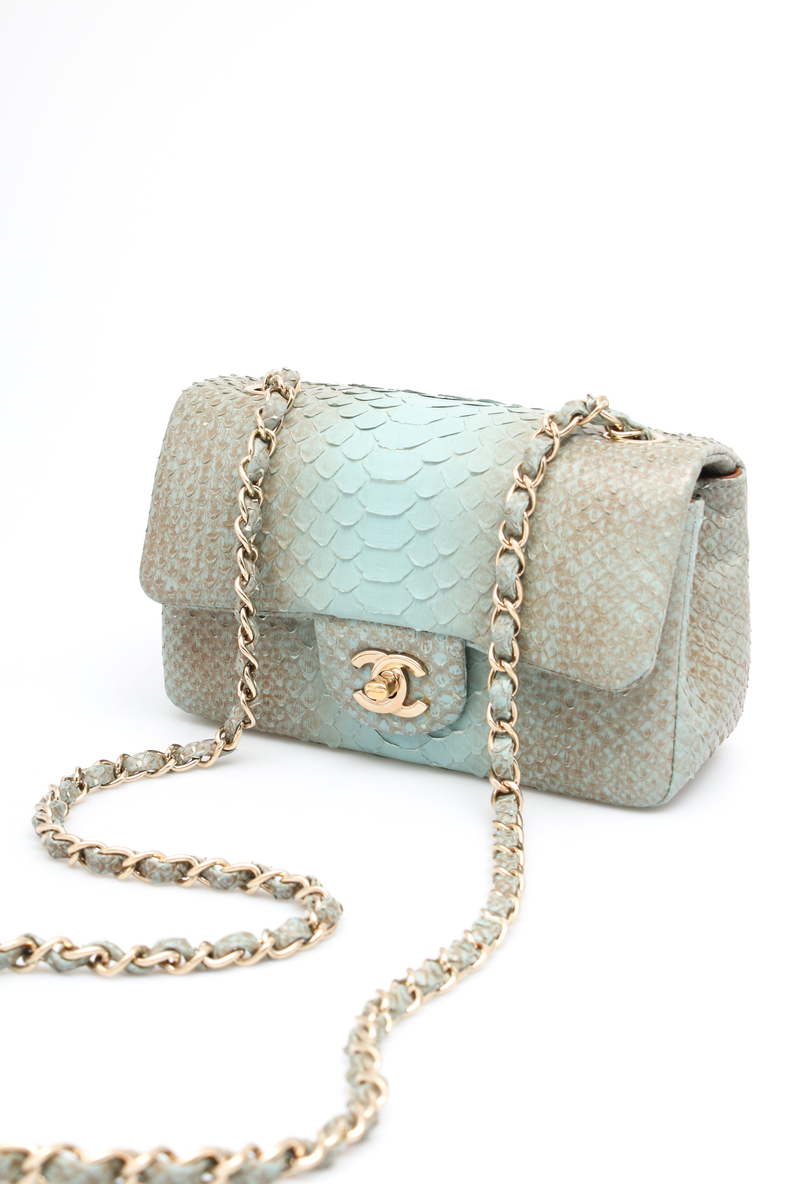 Chanel Snakeskin Flap Bag – Jean Vintage
