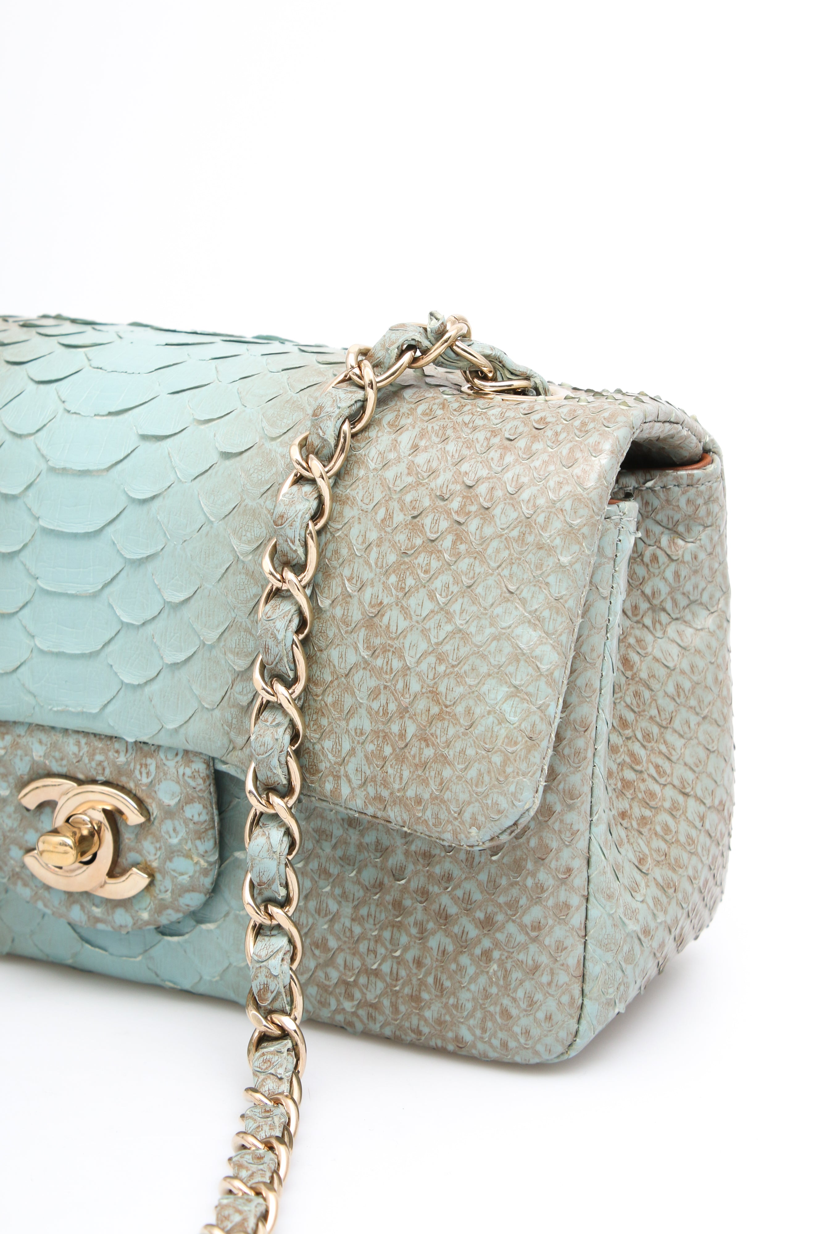 Chanel Snakeskin Flap Bag – Jean Vintage