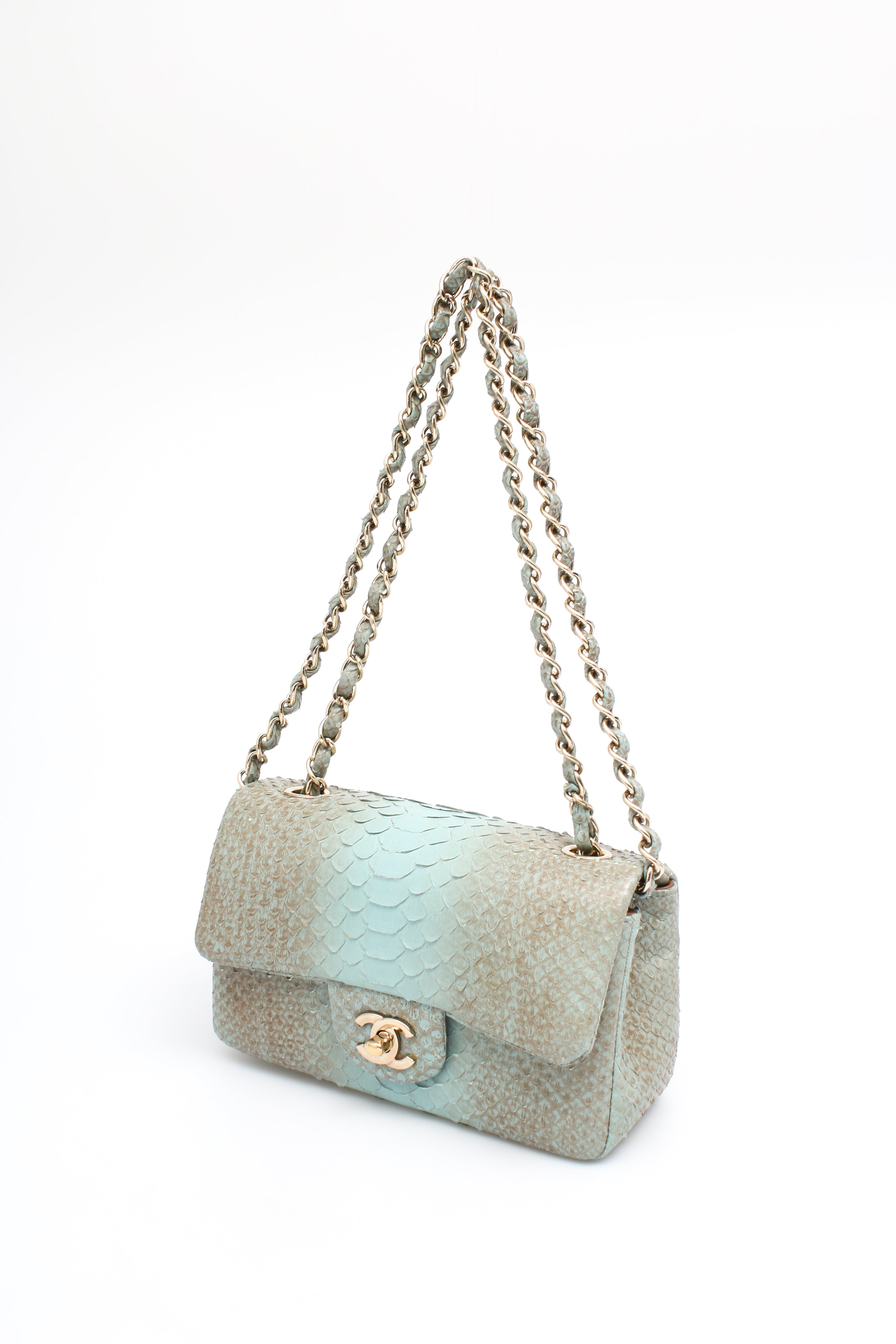 Chanel Snakeskin Flap Bag – Jean Vintage