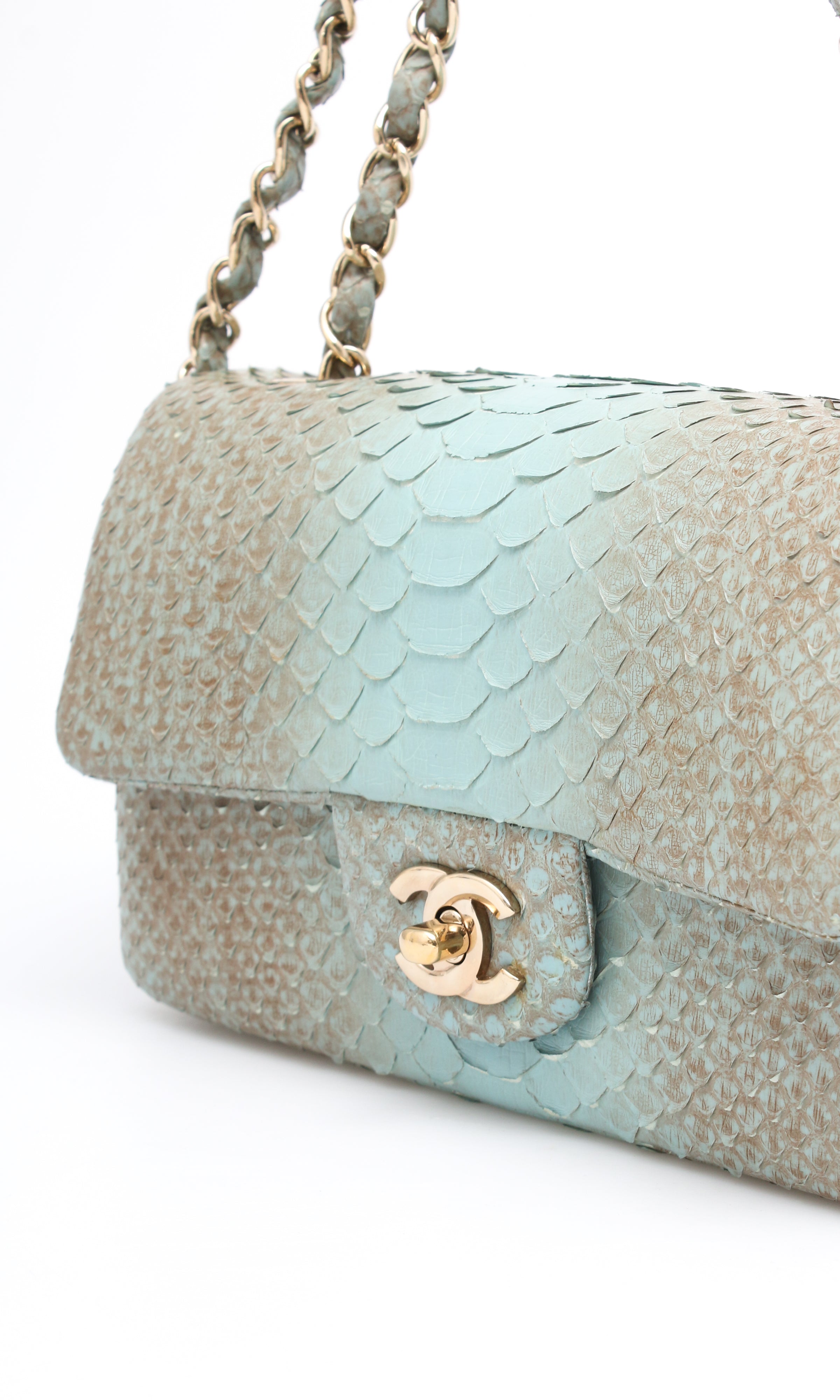 Chanel Snakeskin Flap Bag – Jean Vintage