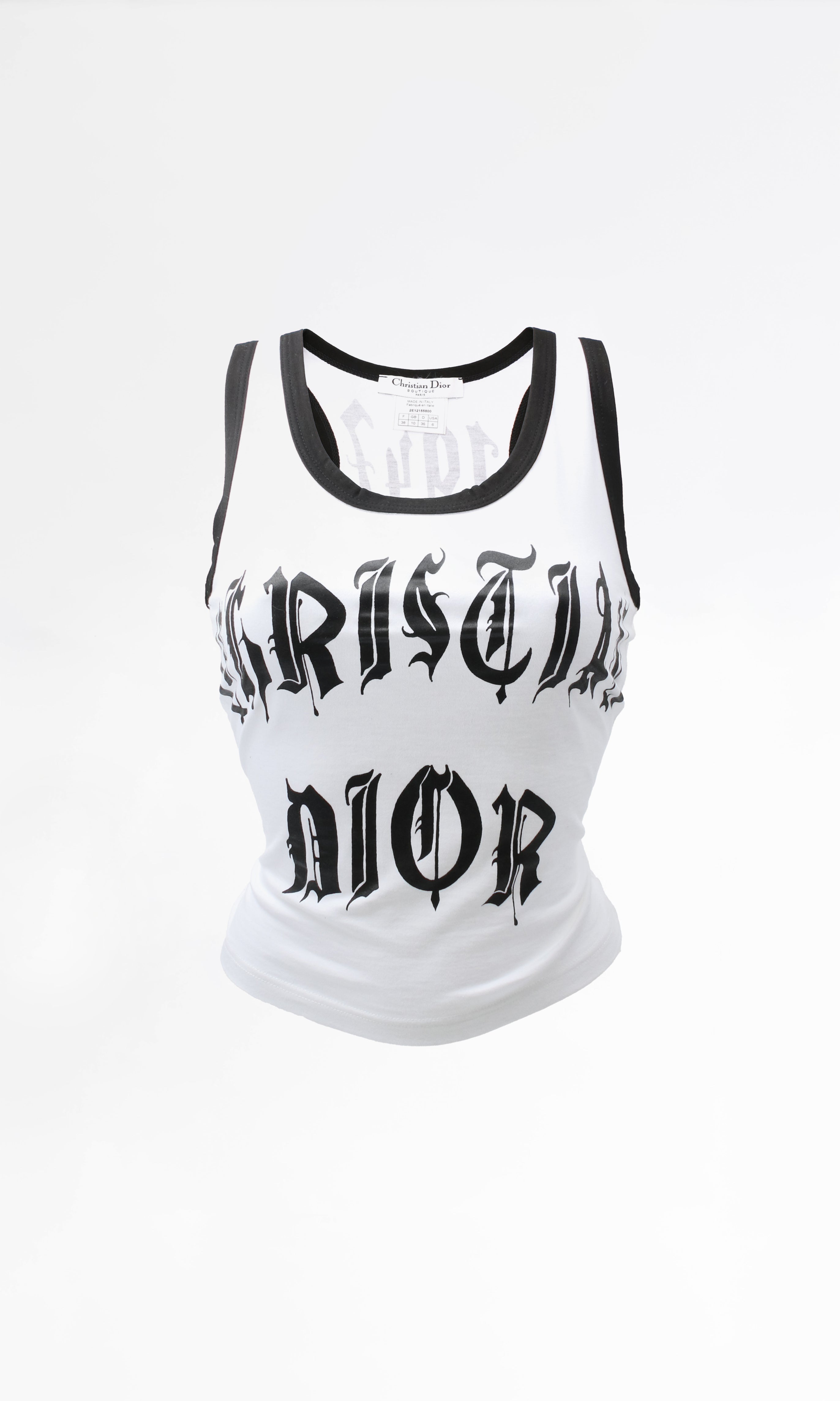 Dior Gothic Tank Top – Jean Vintage
